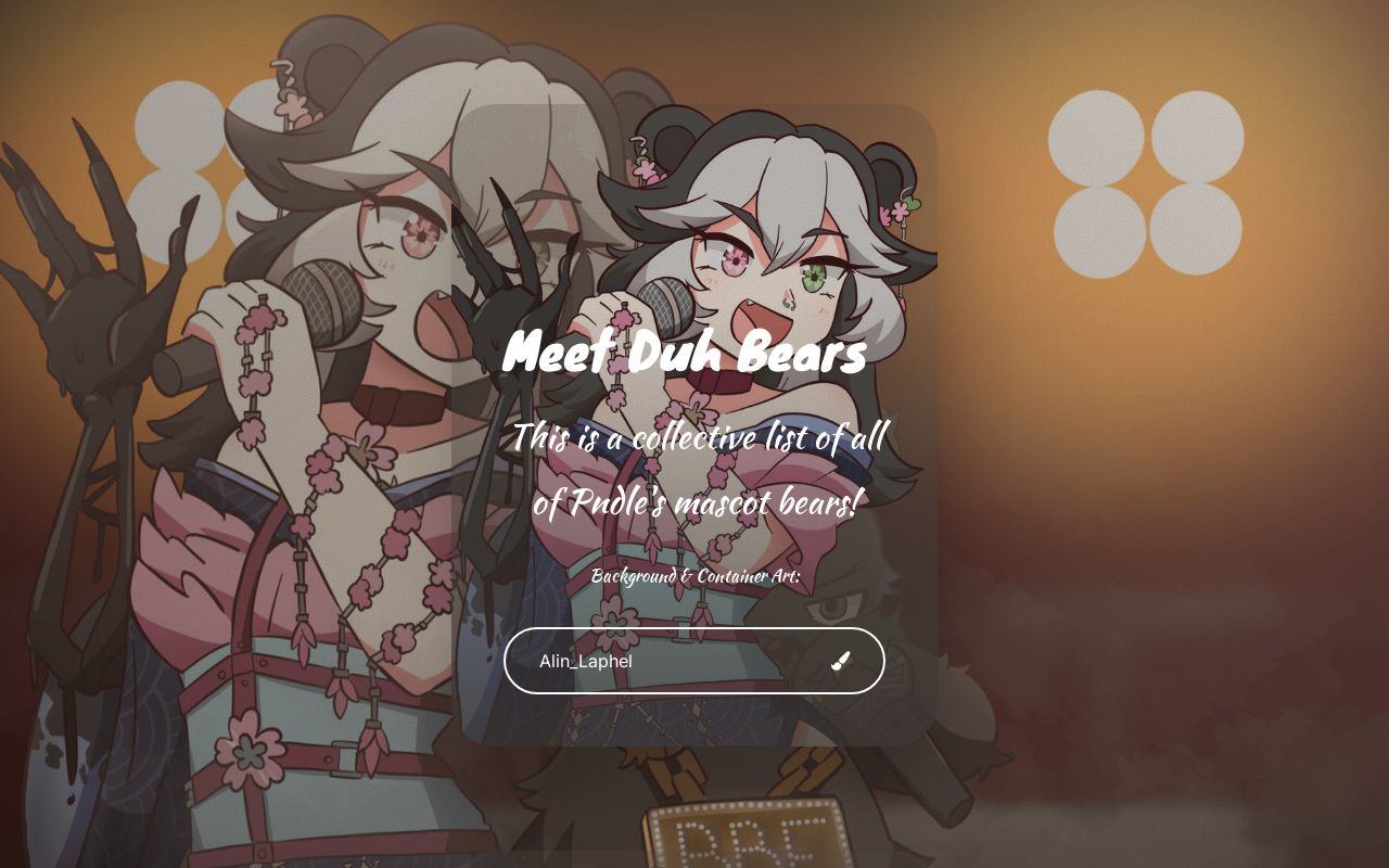 Meet Duh Bears